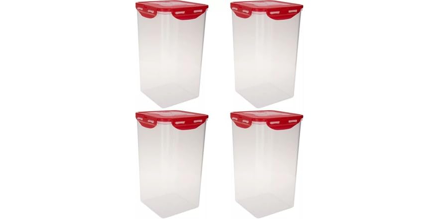 LocknLock 4-Pc Tall Canister Storage Set