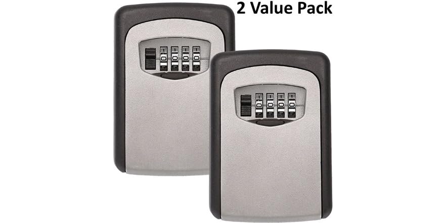 Indoor/Outdoor Wall Mount Key Lock Box