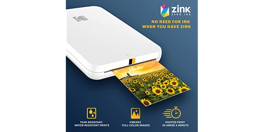 KODAK Step Slim Instant Mobile Photo Printer
