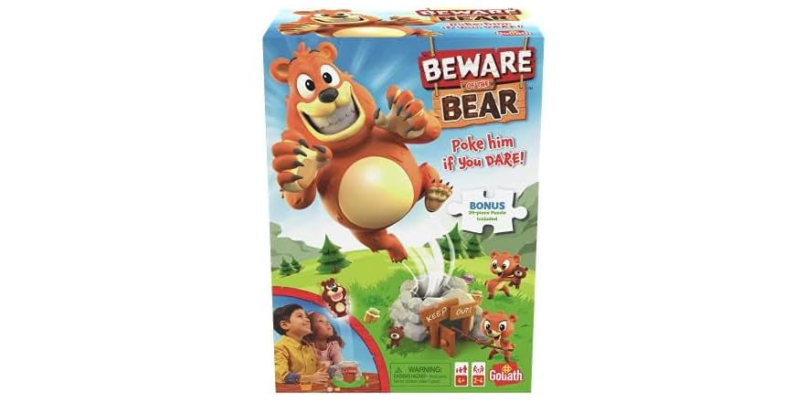 Beware of The Bear Game with Puzzle