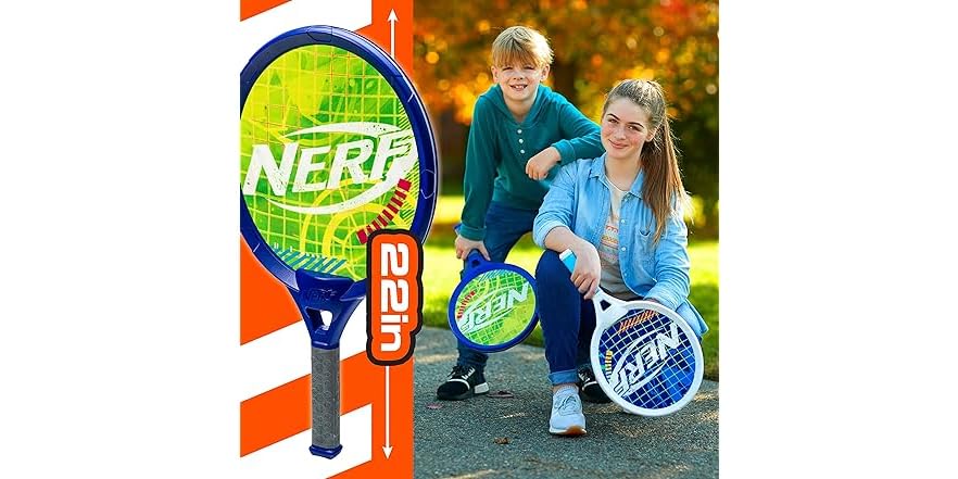 NERF Driveway Tennis Set for Kids