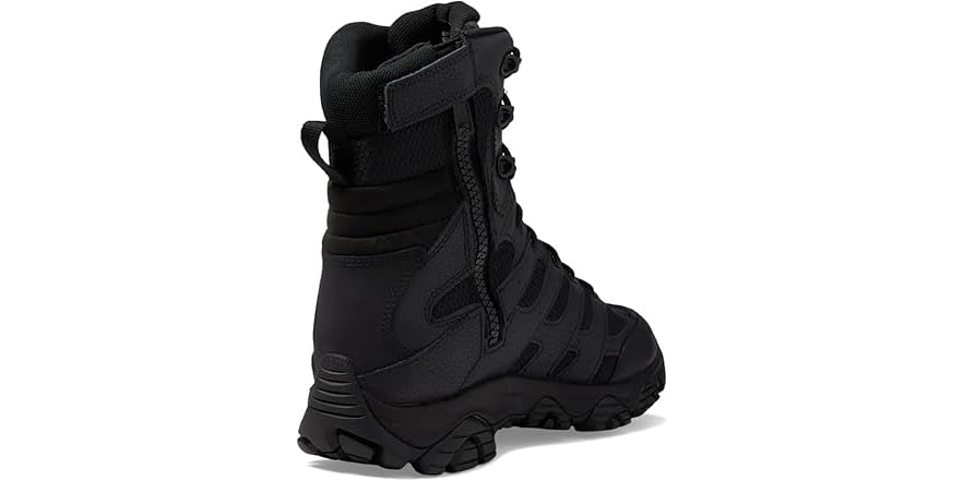 Merrell Moab 3 8" Zip Military Leather Work Boots