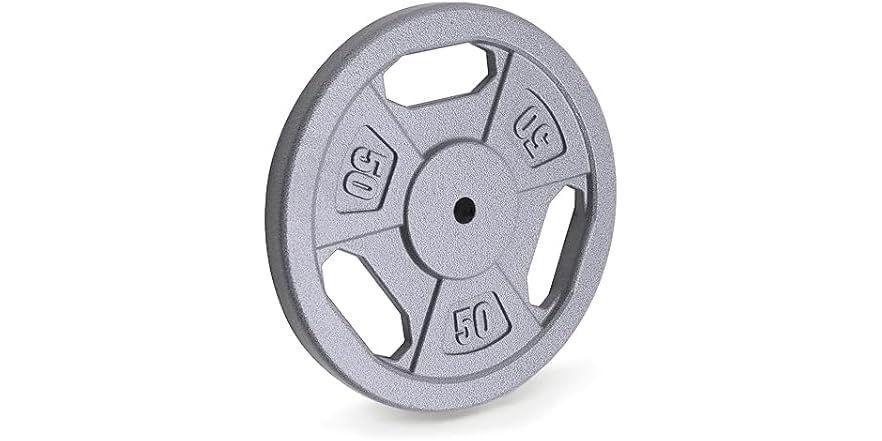 Marcy Classic 1" Cast Iron Standard Grip Plates - 50lb