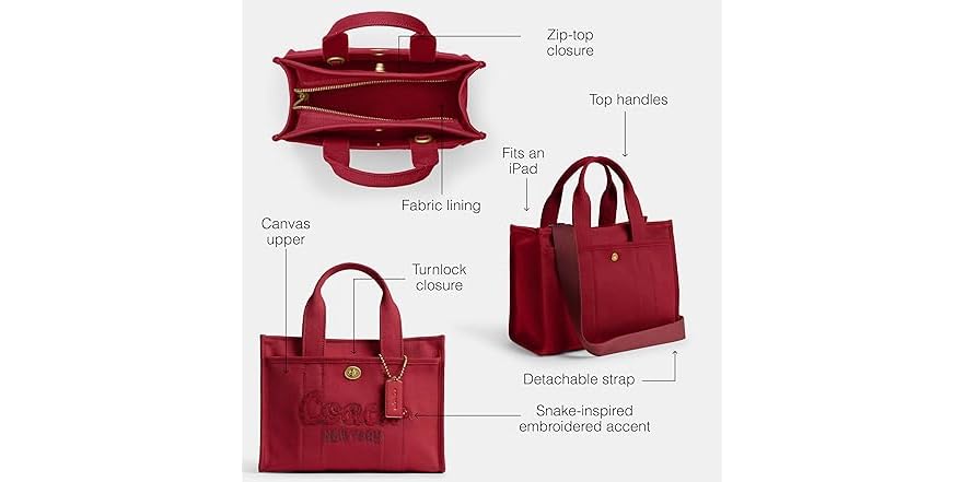 Coach Cargo Tote 26, B4/Ruby