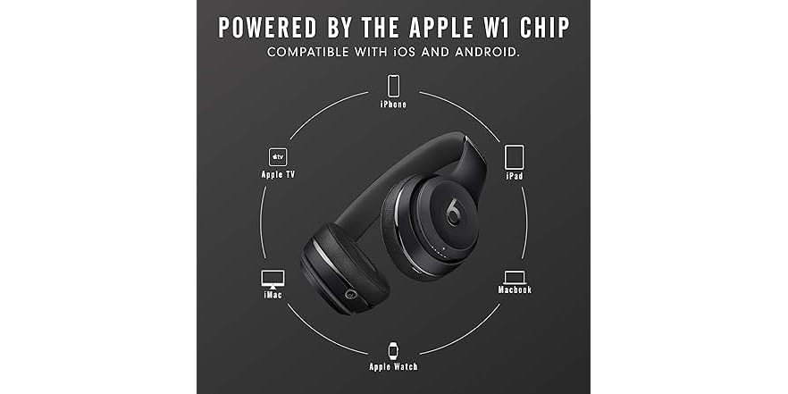 Beats Solo3 Wireless On-Ear Headphones (Open Box)