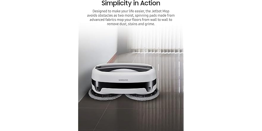 SAMSUNG Jetbot Mop, Cordless Robot Cleaner