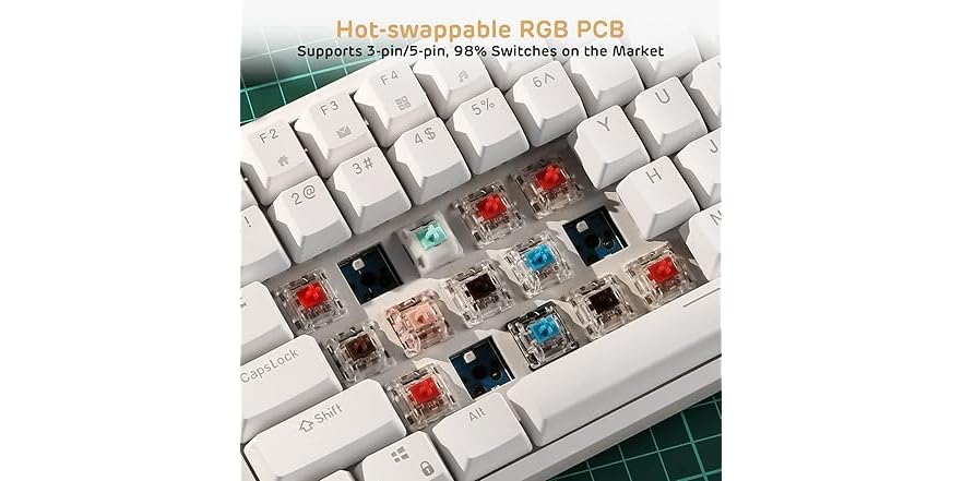 Royal Kludge RK84 Mechanical Keyboard (Open Box)