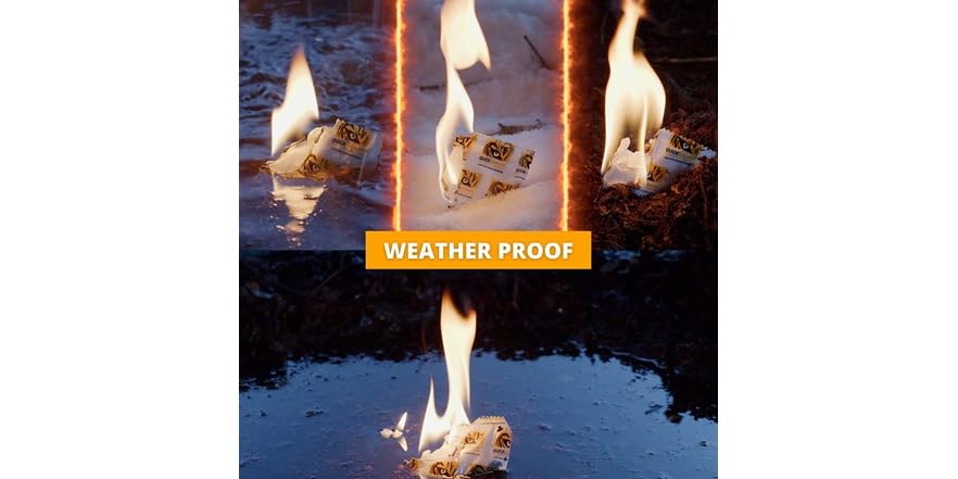 QUICKSURVIVE Waterproof Fire Starters 12pk