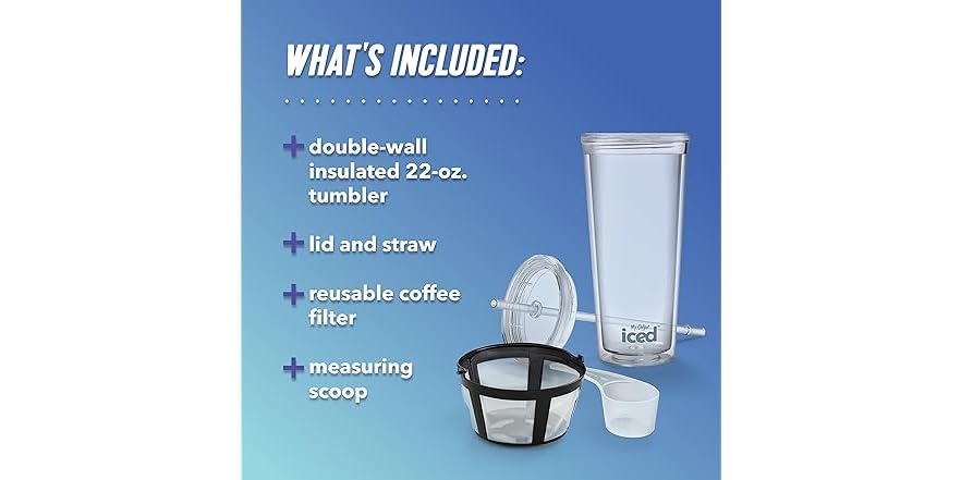 Mr. Coffee Iced Coffee Maker, Single Serve