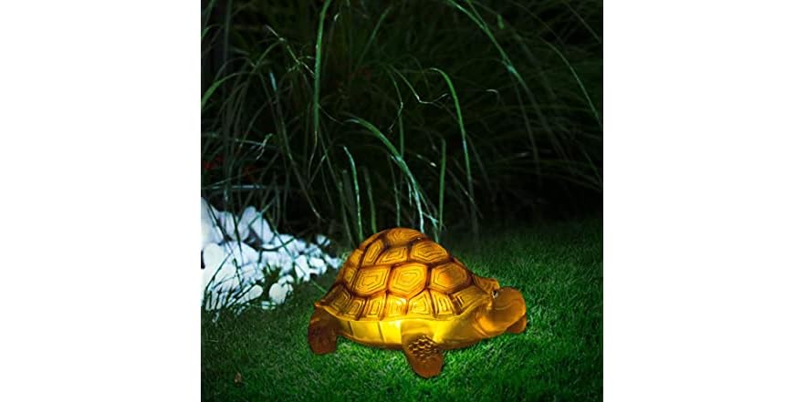 Solar Turtle Garden Statue For Yard