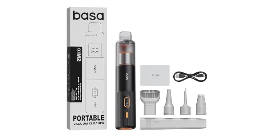 BASA Handheld Car Vacuum Cleaner, 12000Pa