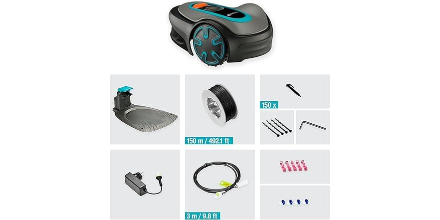 GARDENA SILENO Minimo - Automatic Robotic Lawn Mower