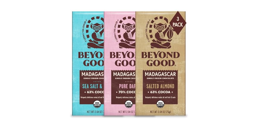 Beyond Good Chocolate Bars Favorites 12 Pack