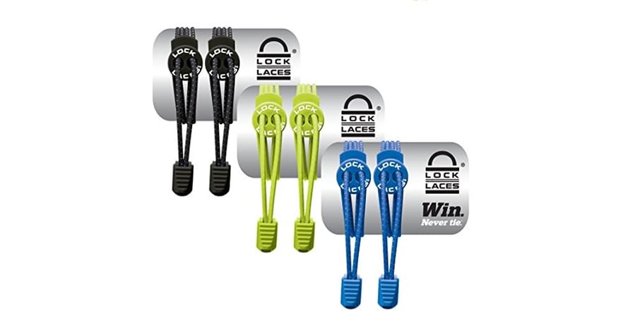 Lock Laces 3-Pairs