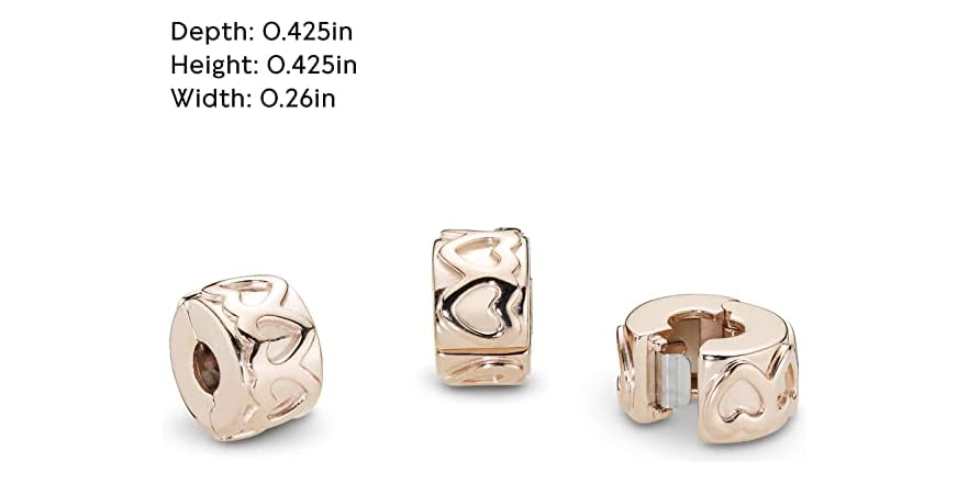 Pandora 781978 Pandora Row of Hearts PANDORA Rose (Open Box)