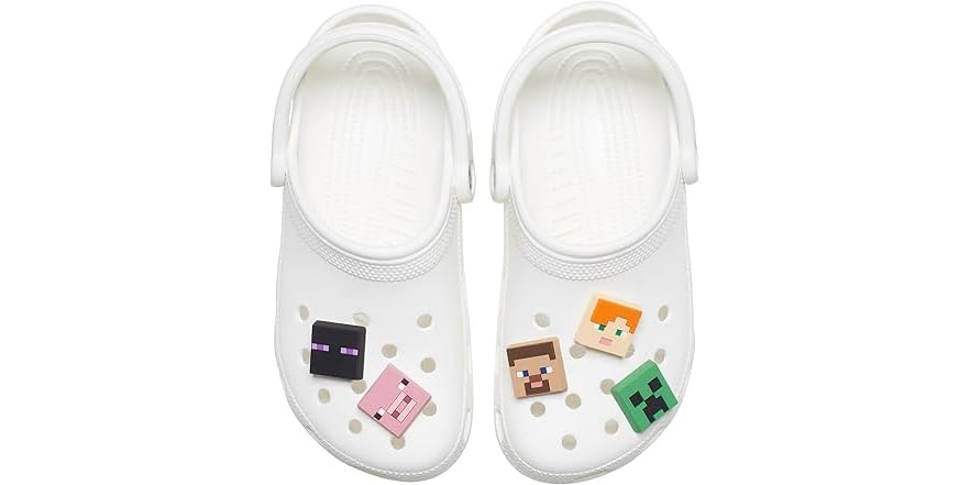 Crocs 5-Pack Minecraft Shoe Charms