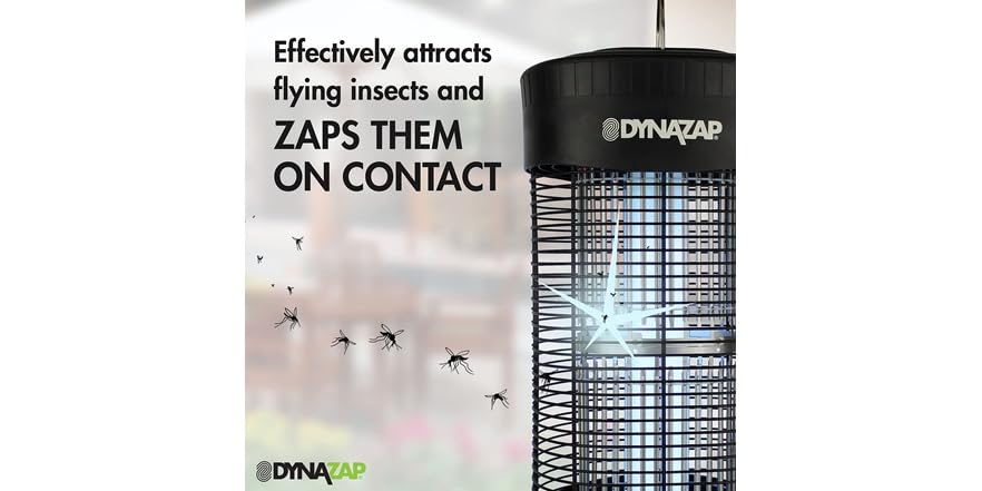 DynaTrap DynaZap Outdoor Electronic Bug Zapper