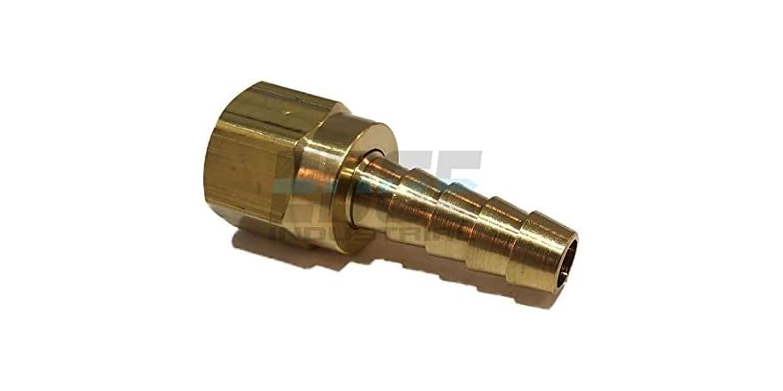 JIC Dual SEAT Female Flare Brass Swivel Connector