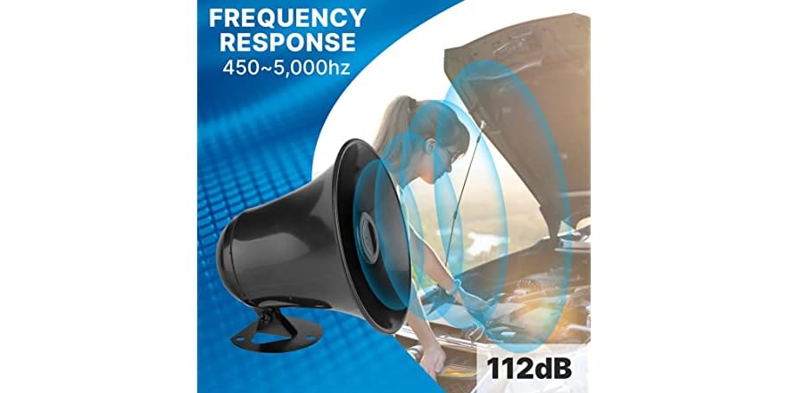 Pyramid 5” Outdoor Trumpet Car Horn Speaker