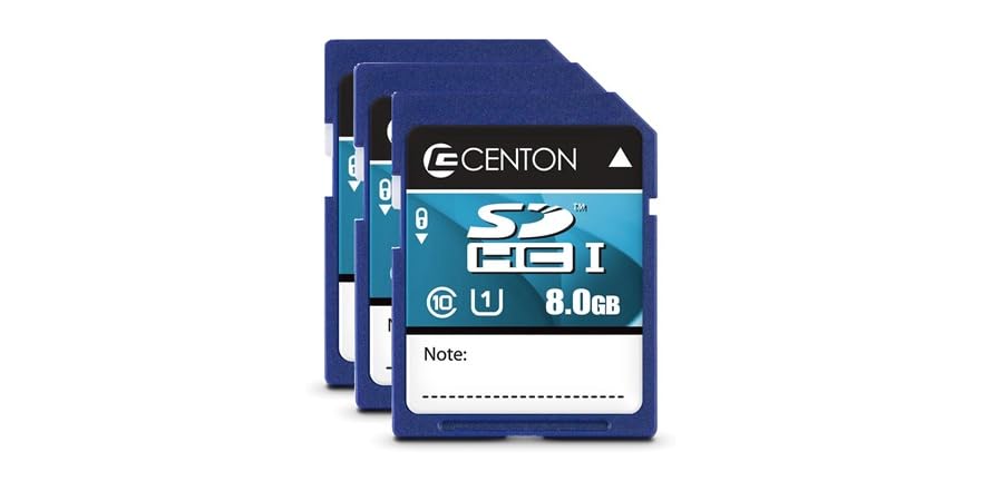 Centon Class 10 SD Cards - 3 Pack