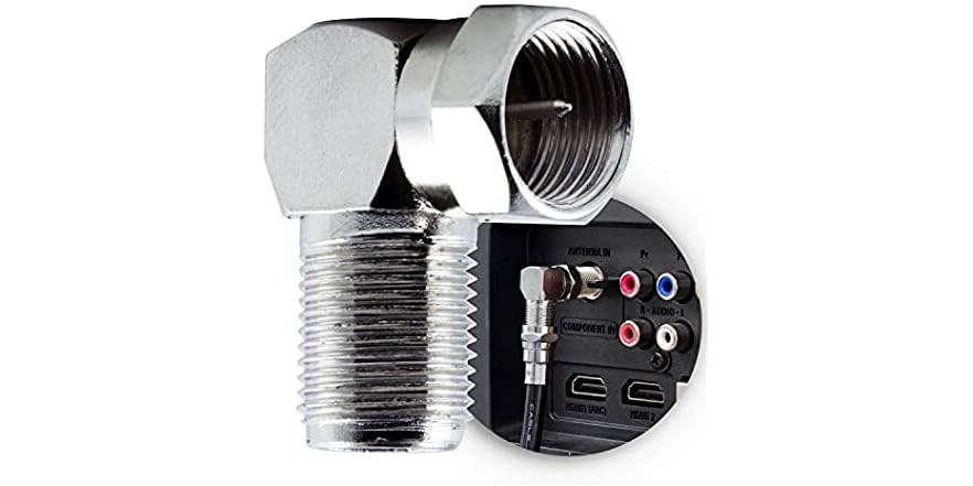 GE Right-Angle F-Type Connector Adapter