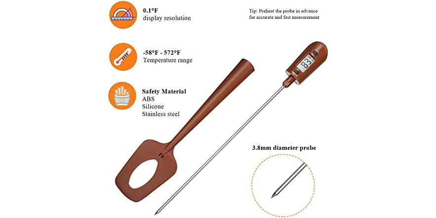 Lightbeam Digital Candy Spatula Thermometer