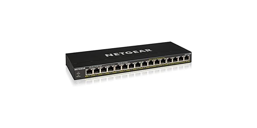 NETGEAR 16-Port Gigabit Ethernet Switch (GS316PP)