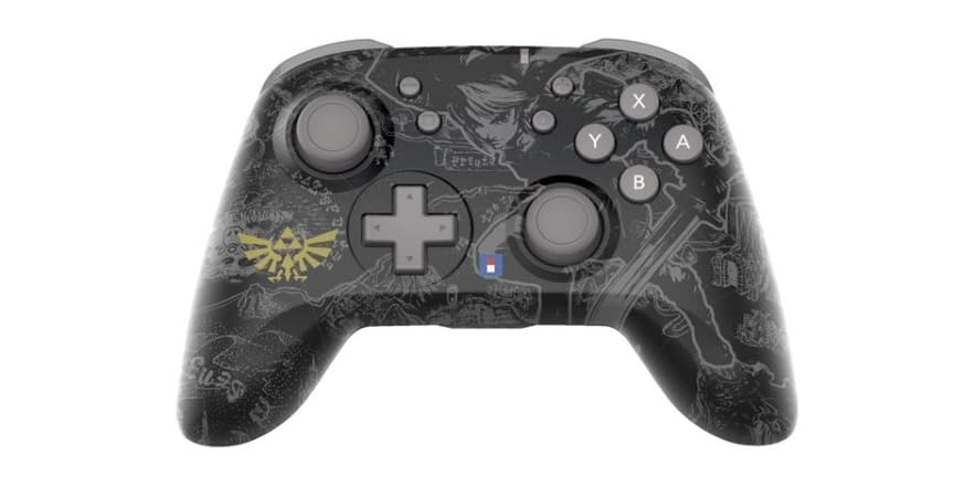 (NEW) HORI Wireless Nintendo Pro Controller - Zelda Edition