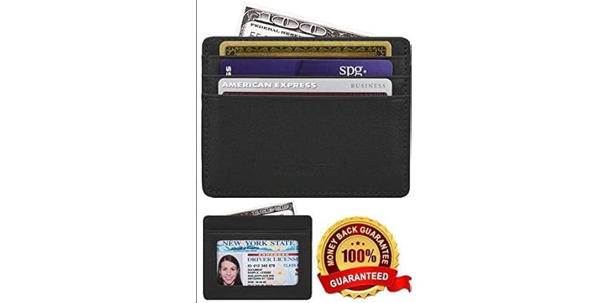 KALMORE womens Credit Holder Genuine Leather