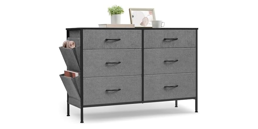 SONGMICS 6 Dresser for Bedroom