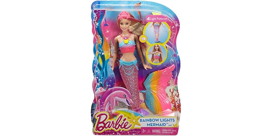 Barbie Doll Mermaid with Light-up Tail