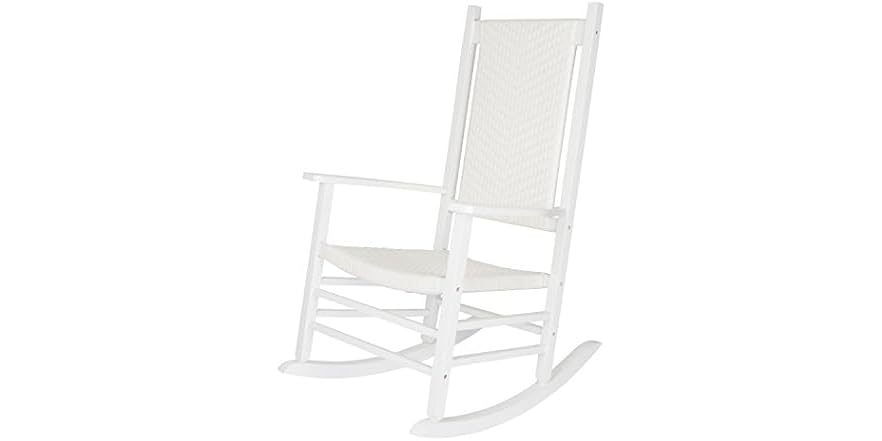 Shine Company 4335WT Hampton Wooden Rocking Chair