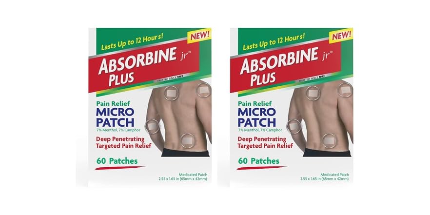 2 PK Pain Relief Micro Patch 120 Total