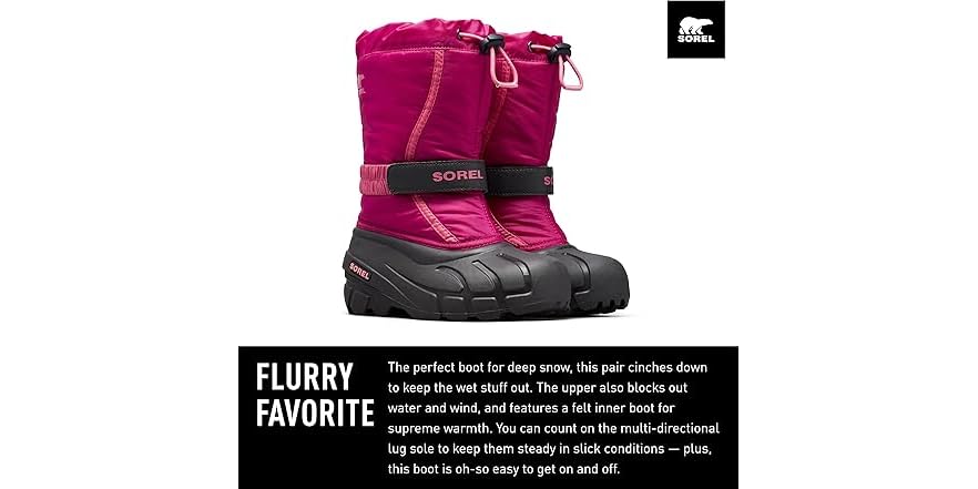 Sorel Childrens Unisex Flurry Boot