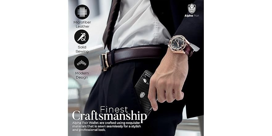 Slim Wallet RFID 12 Credit Card Holder