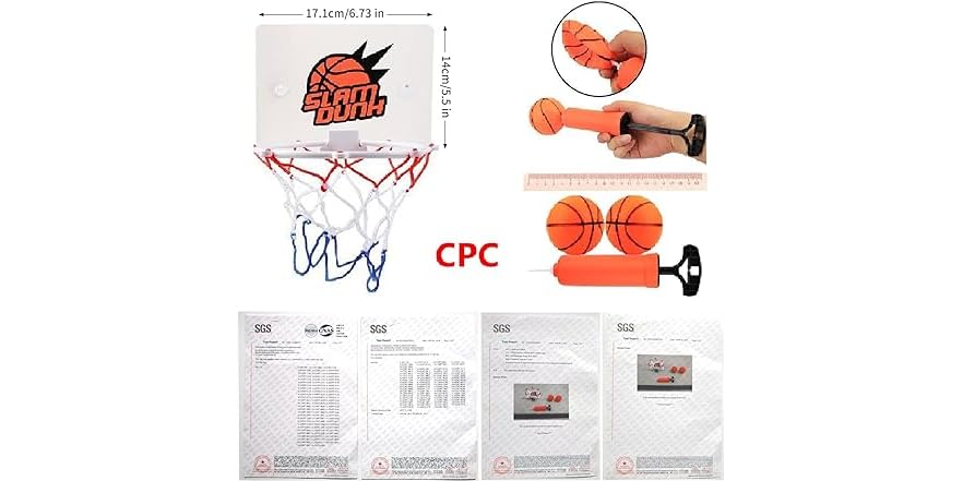 Indoor Slam Dunk Basketball Set-Up