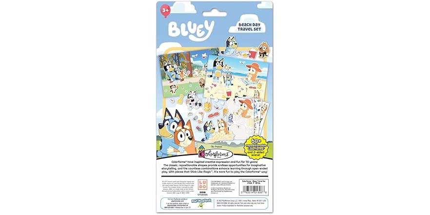 Colorforms Travel Set - Bluey