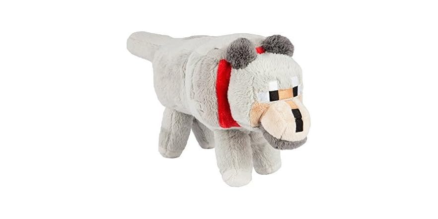 Minecraft 15" Wolf Plush Stuffed Toy