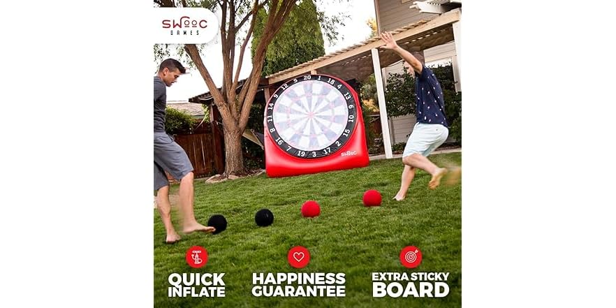 SWOOC Games Giant Kick Darts