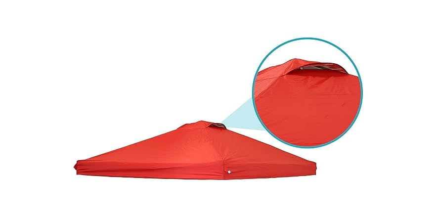 Sunnydaze Red 12x12 Ft. Premium Canopy Shade