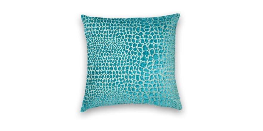 2pk Blue Textured Solid Decorative Cover
