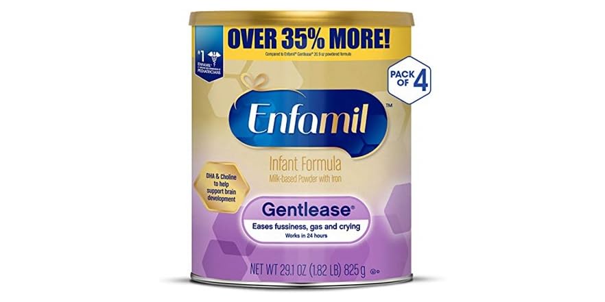 Enfamil Gentlease Baby Formula 4 Pack