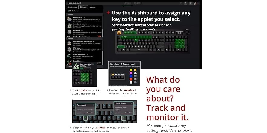 Das Keyboard 5QS Smart RGB Mechanical Keyboard