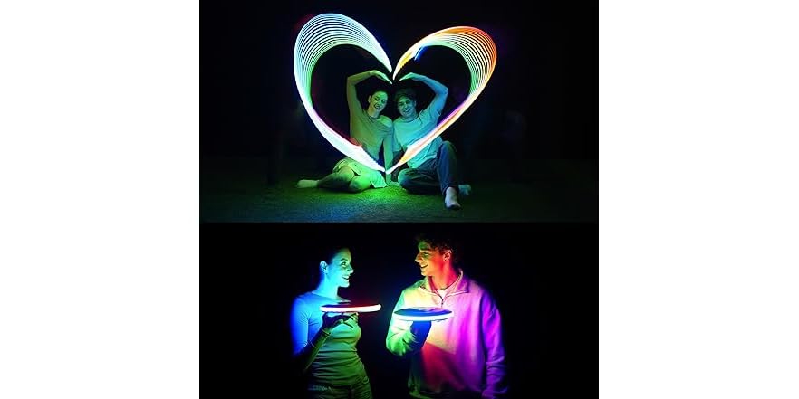 TOSY LED Flying Disc, 175g, Rechargeable