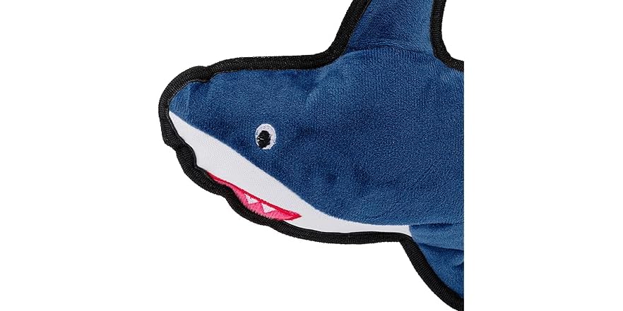 Beco Lovable Shark Squeaker Dog Toy