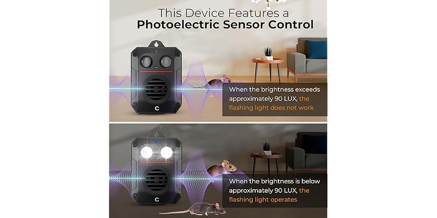 X-octenol Ultrasonic Rodent Repeller, 2-Pack