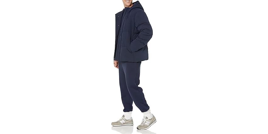 Amazon Men's Puffer Coat - Mid Length