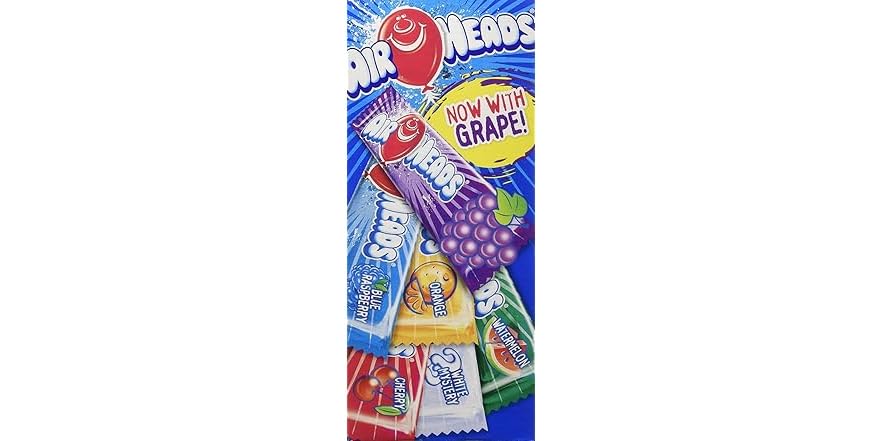 Airheads Bars Variety Pack, 60-Count