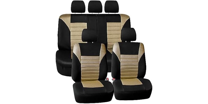 FH Group Car Seat Covers 3D Air Mesh
