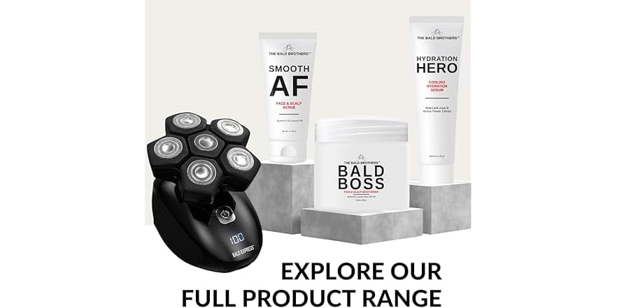 The Bald Brothers The Bald Express Electric Head Shavers